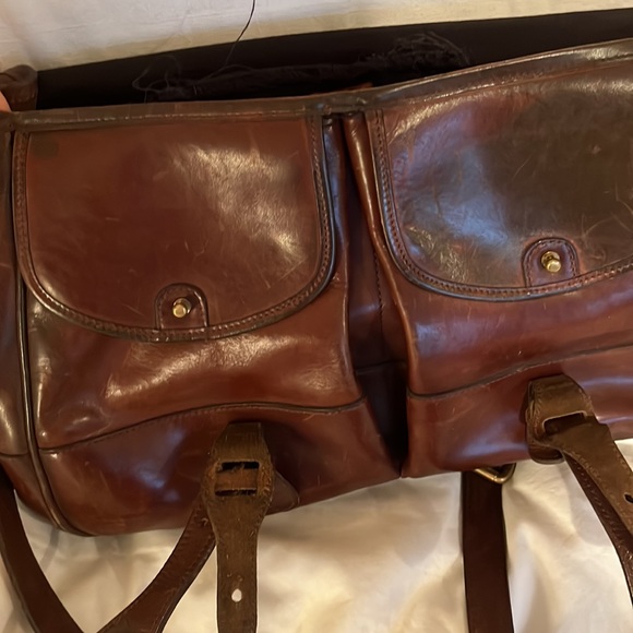 Bags | Tusting Leather Briefcase | Poshmark
